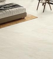 China 600x1200mm & 600x600mm Ivory White Fine Dry Granule Porcelain Tile with P4 Rated High Traction and ≤0.05% Water Absorption for sale