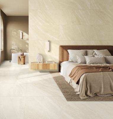 China Soft Beige MP Series Sand Ceramic Tile with Non-Glare Matt Finish and P4 Slip Resistance for High-Traffic Areas for sale