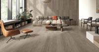 China 600x1200mm Executive Deep Coffee Wood Look Tile with P3 Slip Resistance and ≤0.05% Water Absorption for sale