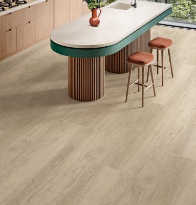 China Natural Khaki Micro-Carved Matte Wood Plank Tile | 600x1200mm for sale