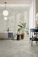 China P4 Wet Grip Light Grey Fine Granule Stone Tile for High-Traffic Zones for sale