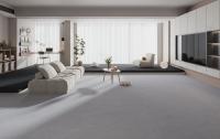 China 600x1200mm Industrial Medium Grey Flat Cement Stone Tile for Offices for sale
