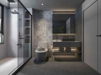 China 600x1200mm Charcoal Dark Grey Cement Stone Tile for Luxury Restrooms for sale