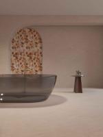 China Low-Maintenance Brown Flat Dry Granule Tile (600x600 & 600x1200mm) for sale