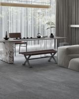 China High-Density Dark Grey Cement Look Wall & Floor Tile (600x600/600x1200mm) for sale
