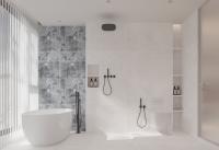 China Ivory White Structured Terrazzo Wall & Floor Tile (600x600 / 600x1200mm) for sale
