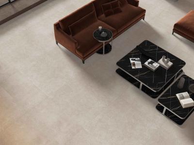 China Anti-Glare Light Coffee Terrazzo Tile for Premium Hospitality Lounges for sale