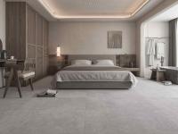 China 600x600/600x1200mm Architectural Light Grey Structured Terrazzo Tile for Headquarters for sale