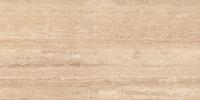 China 600x1200mm Executive Coffee Travertine Look Porcelain Floor and Wall Tile for sale