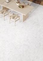 China Premium Semi-Polished Off-White Porcelain Tile | 3D Mellow Finish | P2 Rating for sale