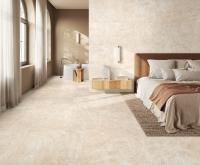 China Glare-Free Light Coffee Velvet Textured Tile for High-End SPA Relaxation Zones for sale