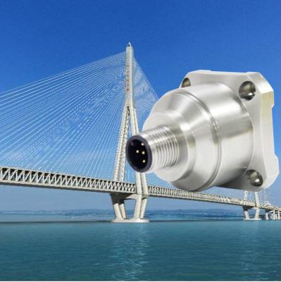 China Bridge 3 Axis Vibratory Vibration Sensor RS232 RS485 Current Voltage Vibration sensor for sale