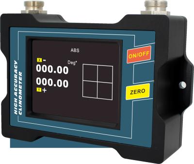 China Remote Single / Dual Axis Display Unit Inclinometer Tilt Sensor For Monitoring Angle for sale