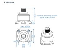 China Akg392 Road Roller Triaxial Accelerometer Sensor For Wind Power Generation Monitoring for sale