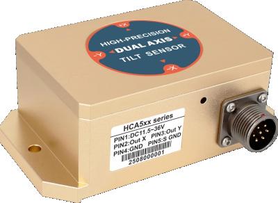 China HCA518T/HCA528T High Accuracy MEMS Tilt Sensor 4-20mA Single and Dual Axis Inclinometer  For Bridge  Monitoring for sale