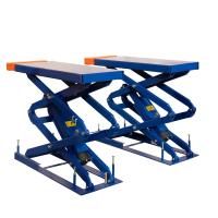 China 2.2KW Hydraulic Car Lifter with 3.5 Tons Capacity and 85in Height Scissor Lift for Vehicle Maintenance for sale