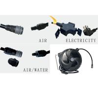 China Air / Water / Electricity Drum Retractable Hose Reel High Pressure For Car Cleaning for sale