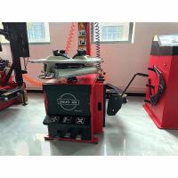 China Swing Arm Disassembly Structure car tire changing equipment Semi Automatic Tire Changer for sale