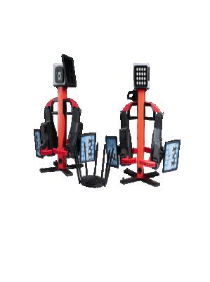 China Five Cameras 4 Wheel Alignment Machine 3D Dynamic Simulation Multi Language Support for sale