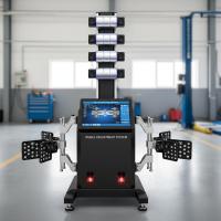 China Five Cameras 4 Wheel Alignment Machine 3D Dynamic Simulation Multi Language Support for sale