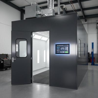 China Customized Color Commercial Vehicle Paint Booth For Auto Body Shops for sale