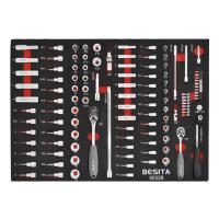 China 318 Pcs Aluminium Automobile Repair Tools 7 Drawer Removable Cabinet Tool Trolley for sale