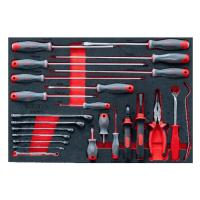 China 228 Piece Car Workshop Aluminium Mechanics Tool Set With Box Cabinet Trolley for sale