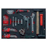 China 228 Piece Car Workshop Aluminium Mechanics Tool Set With Box Cabinet Trolley for sale