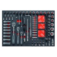 China 228 Piece Car Workshop Aluminium Mechanics Tool Set With Box Cabinet Trolley for sale