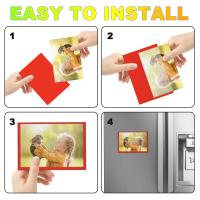 China CHUNNIAO 6x4 Magnetic Photo Frames Easy To Use Photo Magnets Sleeve With Smooth Surface for sale