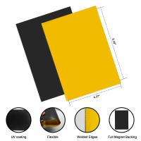 China 10pcs Magnetic Photo Frame Yellow Refrigerator Magnets With Smooth Surface Design Mositure Proof for sale