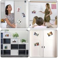 China Blue Color Strong Retangler Custom Magnetic Frames Magnets Sleeve For Picture Hanging for sale