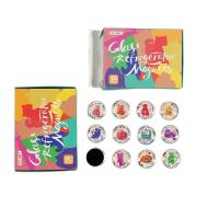 China Glass Fridge Magnet Dia20mm 30mm 50mm Tourist Souvenir Magnet for sale