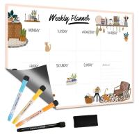 China Custom Design Magnetic Dry Erase Weekly Planner Children Chore Chart For Fridge for sale