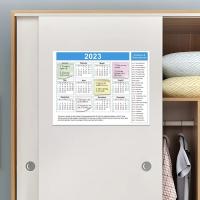 China 297x393mm Removable Weekly Planner Fridge Magnet Organizer Reusability For Fridge for sale