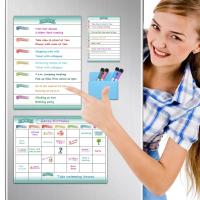 China 0.4mm Magnetic Refrigerator Frame Monthly Weekly Planner Calendar Whiteboard Monthly Planner for sale