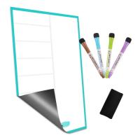 China A4 Magnetic Refrigerator Frame Dry Erase Memo Board With Magnet Table Memo for sale