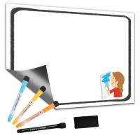 China A4 Magnetic Refrigerator Frame Dry Erase Memo Board With Magnet Table Memo for sale