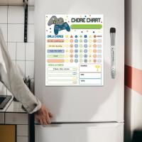 China Rewritable Magnetic Refrigerator Frame Planner Magnetic Dry Erase Calendar Refrigerator Sticker for sale