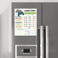 China Rewritable Magnetic Refrigerator Frame Planner Magnetic Dry Erase Calendar Refrigerator Sticker for sale
