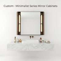 China Kingstin Luxury Smart Mirror with Vintage Tube Lighting, Custom Anti-Fog & Multi-functional Digital Display for sale
