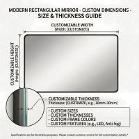 China Kingstin Custom LED Bathroom Mirror Aluminum Frame Anti-Fog 3-Color RGB Wall Vanity Mirror for sale
