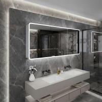 China Kingstin LED Mirror Cabinet,Mirror with Defogger & Memory Function, Built-in Socket/USB for Hair Dryer, Digital Display for sale