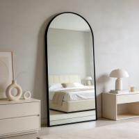 China Kingstin French Retro Arch Full-Length Mirror | Luxury Home Decor Mirror Bedroom, Living Room, Light Luxury Home Decoration for sale