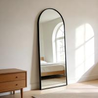 China Kingstin French Retro Arch Full-Length Mirror | Luxury Home Decor Mirror Bedroom, Living Room, Light Luxury Home Decoration for sale