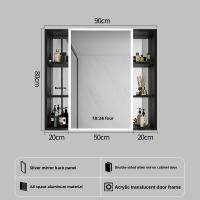 China Modern 36-Inch LED Aluminum Wall Mounted Vanity Cabinet High Quality Water Resistant for Hotel Villa Bathroom Lighting Use for sale