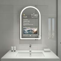 China Kingstin Smart Arch: AI-Integrated Frameless Smart Mirror with Interactive Display | Wall Mounted LED Mirror for sale