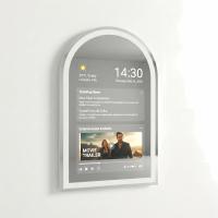 China Kingstin Smart Arch: AI-Integrated Frameless Smart Mirror with Interactive Display | Wall Mounted LED Mirror for sale