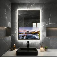 China Kingstin Smart Magic Mirror Bathroom TV 1080P Touch Screen LED Backlit Waterproof Anti-Fog Mirror for Smart Home for sale
