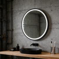 China LED Backlit Round Vanity Mirror for Bathroom IP44 Waterproof Wall-Mounted  Bathroom Mirror for sale